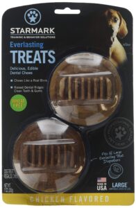 (4 pack) everlasting large chicken treats, made in the usa