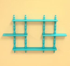 frenchi home furnishing kid's 3-tier wall shelves