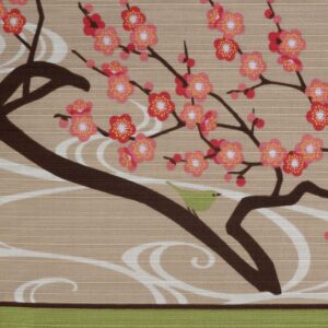 Furoshiki Wrapping Cloth Plum Blossoms and Birdies Motif Japanese Fabric 50cm