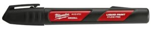 milwaukee electric tools paint marker, black (48-22-3731)