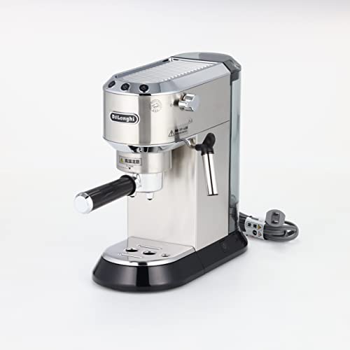 De'Longhi Dedica Style, Espresso Machine, Coffee and Cappucino Maker with Milk Frother, Metal/Stainless, EC680M, 13 x 5.9 x 12 inches