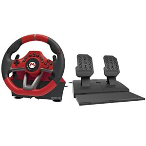 nintendo switch mario kart racing wheel pro deluxe by hori,usb - officially licensed by nintendo