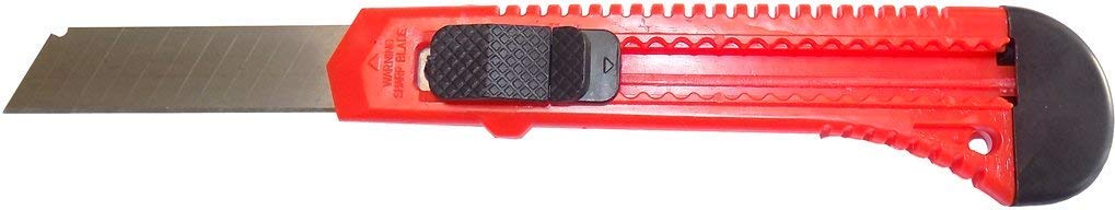 Box Cutter Utility Knife Tool with Retractable Snap off Razor Blade x24 Mix Color