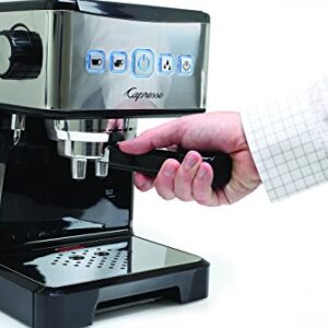 Capresso 124.01 Ultima Pro Programmable Pump Espresso Machine, Black/Stainless Steel