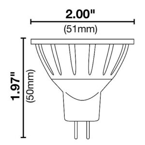 Halco 81060 - MR16BAB/827/LED MR16 Flood LED Light Bulb