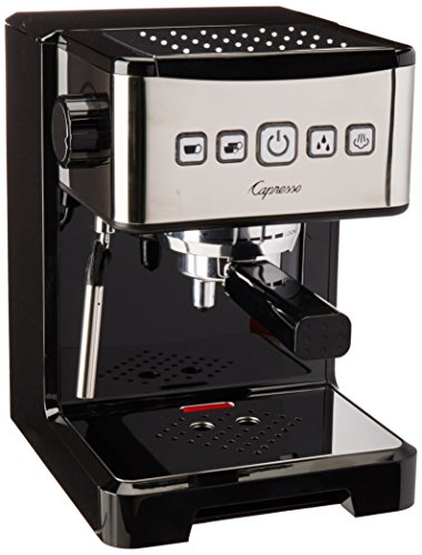 Capresso 124.01 Ultima Pro Programmable Pump Espresso Machine, Black/Stainless Steel