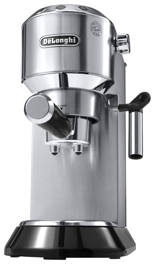 De'Longhi Dedica Style, Espresso Machine, Coffee and Cappucino Maker with Milk Frother, Metal/Stainless, EC680M, 13 x 5.9 x 12 inches