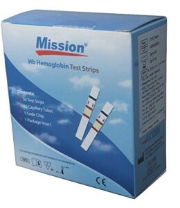 mission (acon) hemoglobin 50 test strips