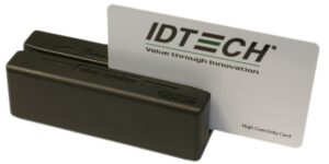 idtech idmb-354133b minimag duo dual head magstripe reader, track 3, usb, keyboard emulation, black