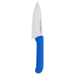 messermeister petite messer 5” chef’s knife, blue - german 1.4116 stainless steel & ergonomic handle - lightweight, rust resistant & easy to maintain