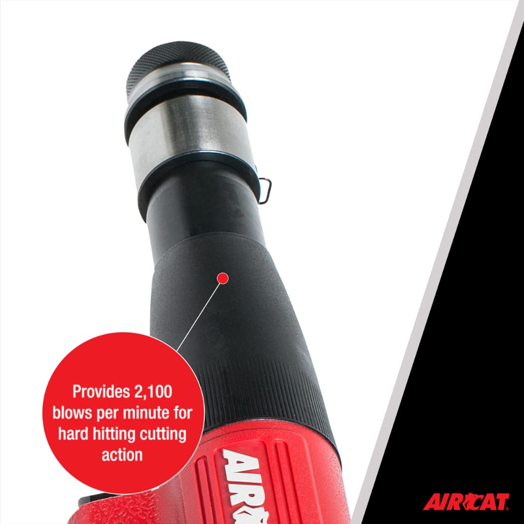 AIRCAT Pneumatic Tools 5200-A-T: 0.401-Inch Shank Composite Long Stroke Air Hammer 2,100 BPM