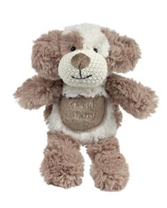 maison chic - tooth fairy pillow max the puppy dog stuffed animal plush doll with pocket | perfect loose tooth gift for son, grandson, stepson or nephew