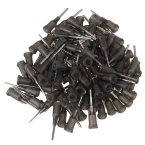 szzijia gray 1/2" 16ga blunt end luer lock dispensing needles syringe needle tips pack of 100