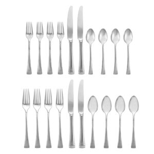 lenox platinum federal 20-piece flatware set, 3.00 lb