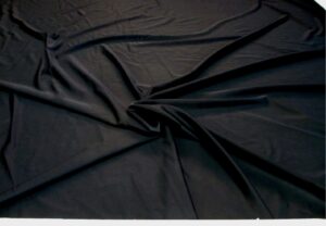 discount fabric nylon spandex 4 way stretch solid black nly03