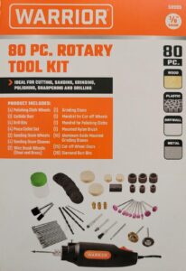 new 80 pc high speed rotary tool kit fits dremel bits hobby model kit set