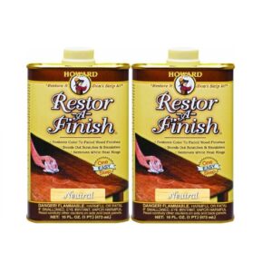 howard rf1016 restor-a-finish, 16-ounce, neutral (2-pack)