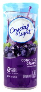 crystal light concord grape, 12-quart canister canister (pack of 5)