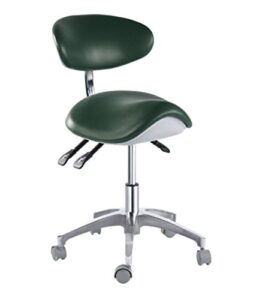 standard dental mobile chair saddle-1 doctor's stool micro fiber leather chair