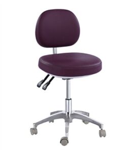 dental mobile chair doctor's stool micro fiber leather dentist height adjustment from purple-violet