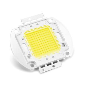 chanzon high power led chip 100w white (6000k - 6500k / 3000ma / dc 30v - 34v / 100 watt) super bright intensity smd cob light emitter components diode 100 w bulb lamp beads diy lighting