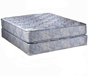 dream solutions usa chiro premier orthopedic (blue color) full size (9"x54"x75") mattress and box spring set - fully assembled, good for your back, long lasting and 2 sided