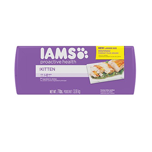 Iams Proactive Health Healthy Kitten Dry Cat Food with Chicken, 7 lb. Bag