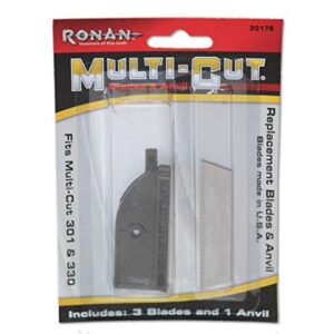 ronan multi-cut replacement blades & anvil for ronan multi-cut rubber cutter …