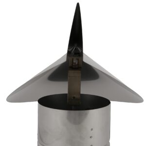 FAMCO Wind Directional Chimney Cap (Stainless Steel, 6 Inch)