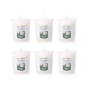 yankee candle lot of 6 sparkling snow votives