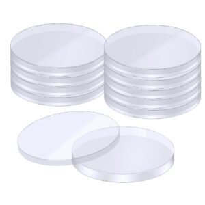 bipee plastic petri dishes with lids,mold testing kit，mycology supplies agar plates- perfect for cell culture and microbiology experiments(150 x 15mm,pack of 10)