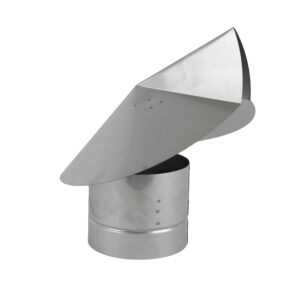 famco wind directional chimney cap (stainless steel, 6 inch)