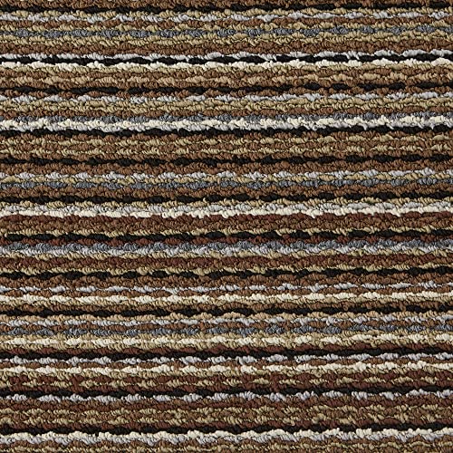 DII Fashion Contemporary Area Rug Non-Skid, Perfect for Bedroom, Living Room, Kitchen, Laundry, Washroom, Mudroom, Loft or Office, 20x30, Multi-Stripe