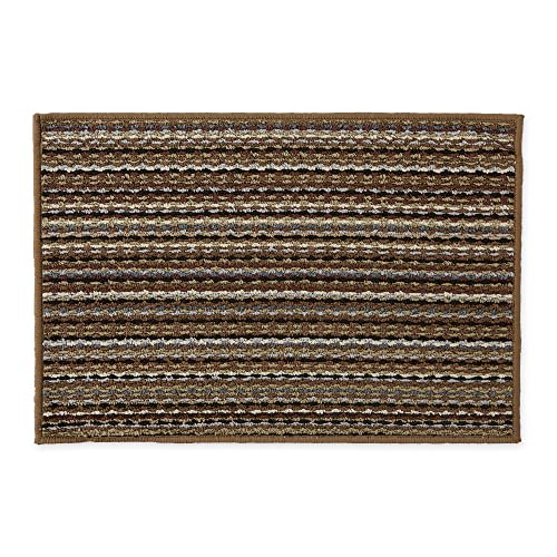 DII Fashion Contemporary Area Rug Non-Skid, Perfect for Bedroom, Living Room, Kitchen, Laundry, Washroom, Mudroom, Loft or Office, 20x30, Multi-Stripe