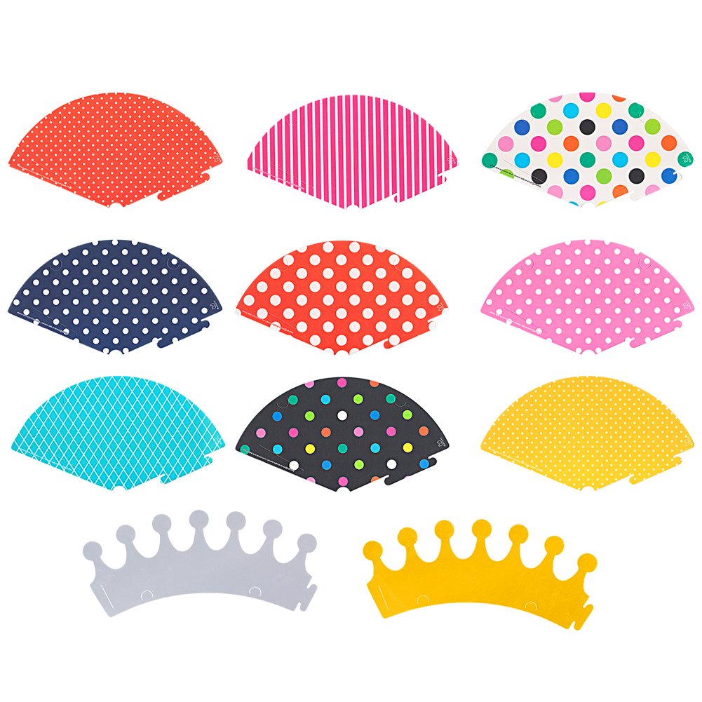 Vesil Kids Birthday Party Hats, Assorted