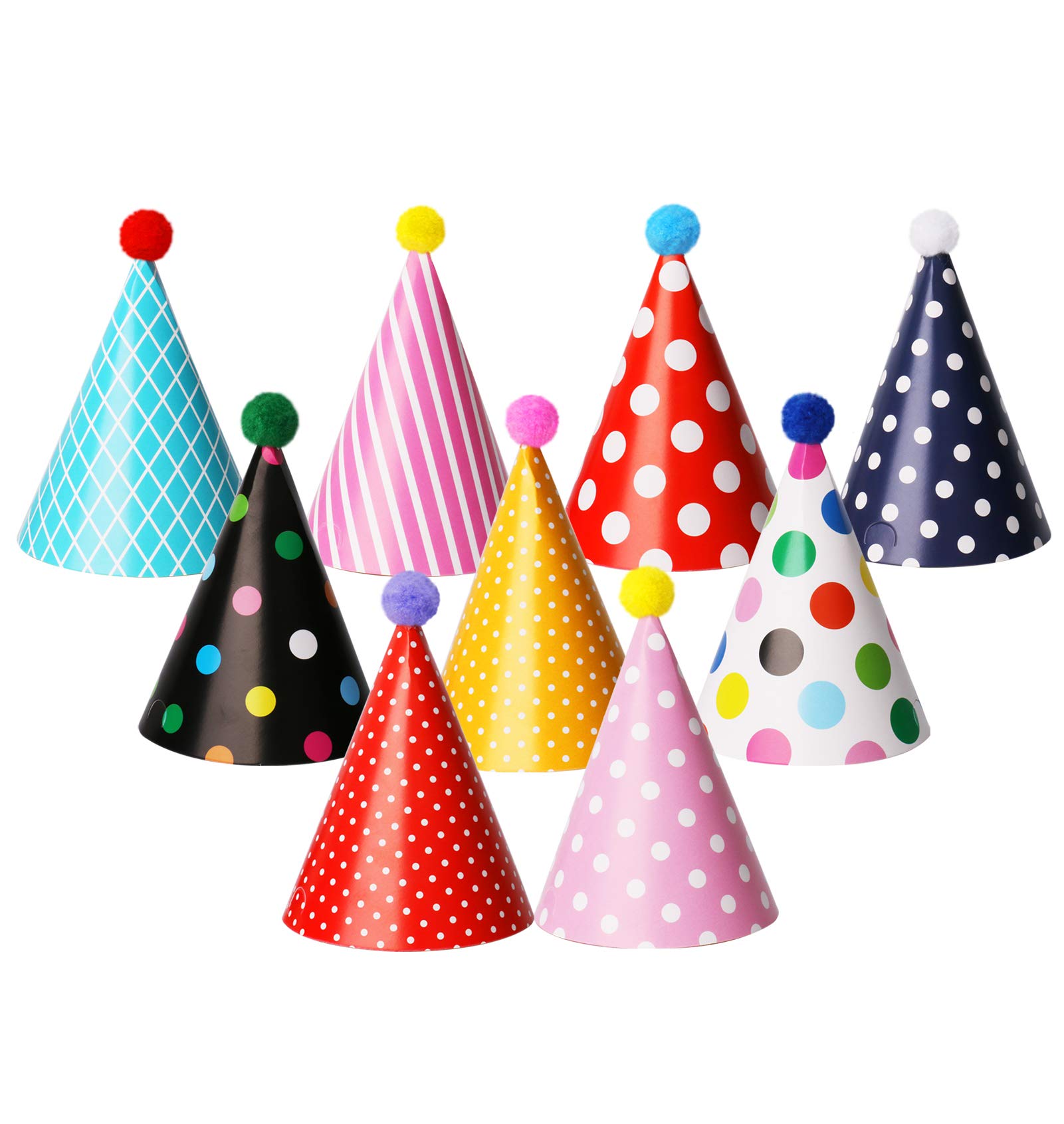 Vesil Kids Birthday Party Hats, Assorted