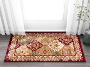 well woven timeless collection mina-khani red