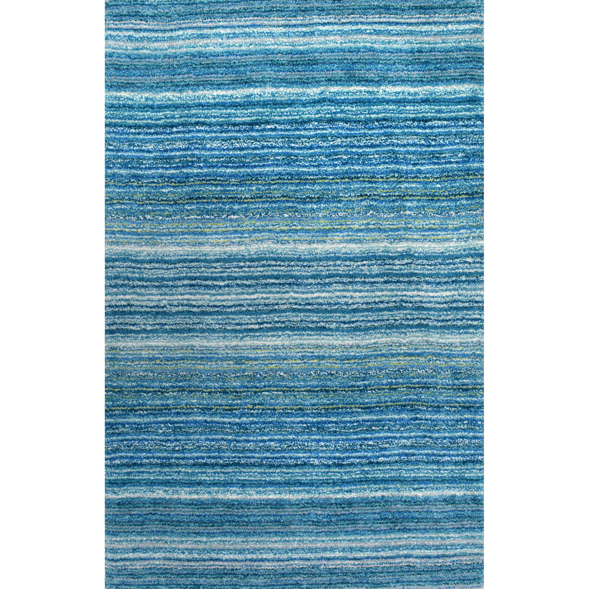 nuLOOM Classie Hand Tufted Shag Area Rug, 5' x 8', Sky Blue