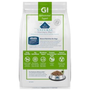 Blue Buffalo Natural Veterinary Diet GI Gastrointestinal Support Dry Dog Food, Veterinarian's Prescription Required, Chicken, 6-lb Bag