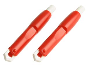 valonic tick remover, 2 pack - red, tick removal tool - tick remover for dogs and cats