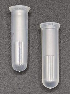 econ lab supply 2.0ml no cap microcentrifuge tubes, certified dnase/rnase free- pcr clean, 1000/pkg.