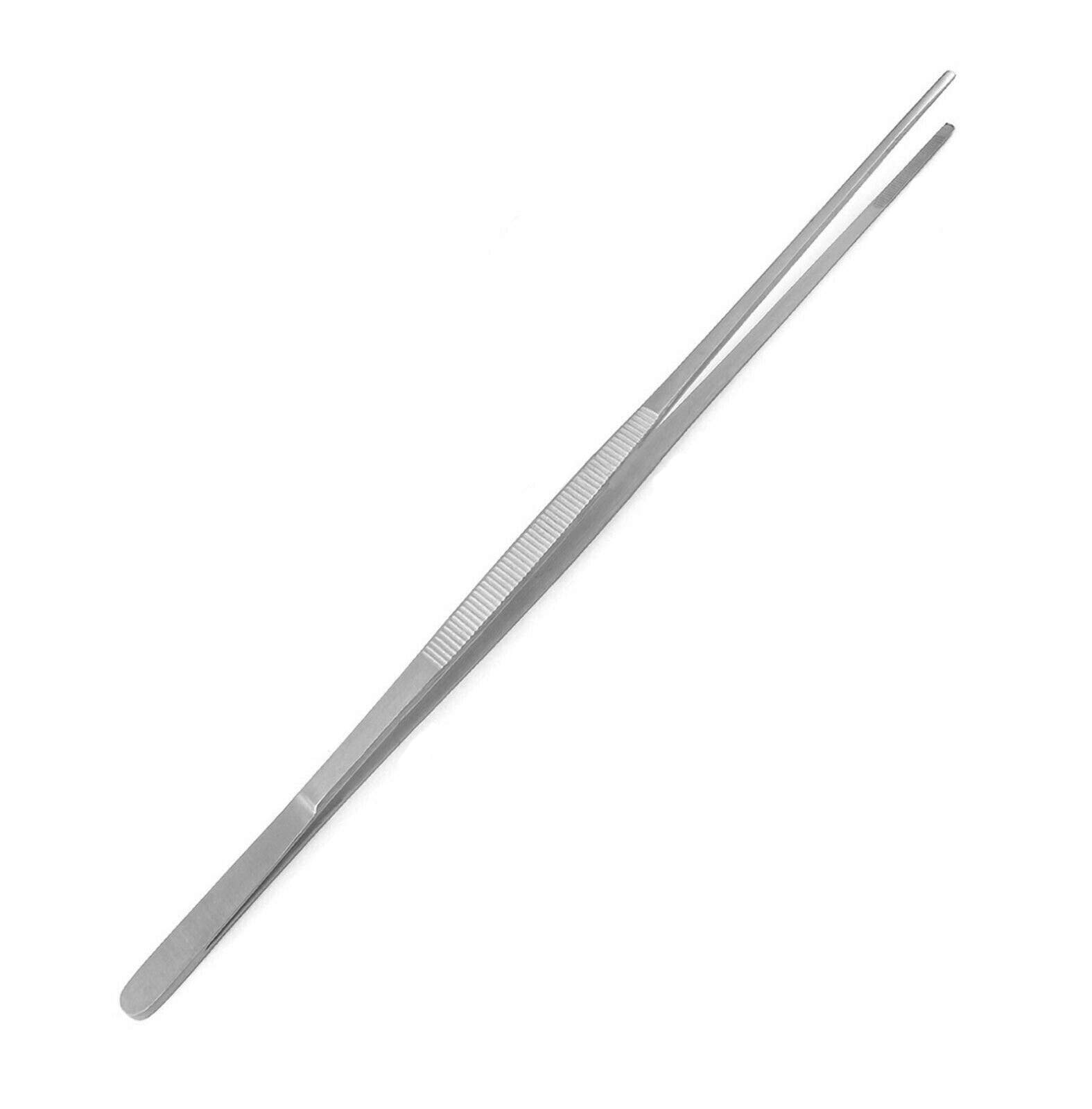 (HUGE JUMBO AQUARIUM AQUA TWEEZERS) THUMB DRESSING FORCEPS SERRATED 24" LONG (DDP BRAND)