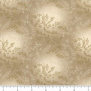 Quilt Backing, Large, Seamless, C47603-702, Tan Vines