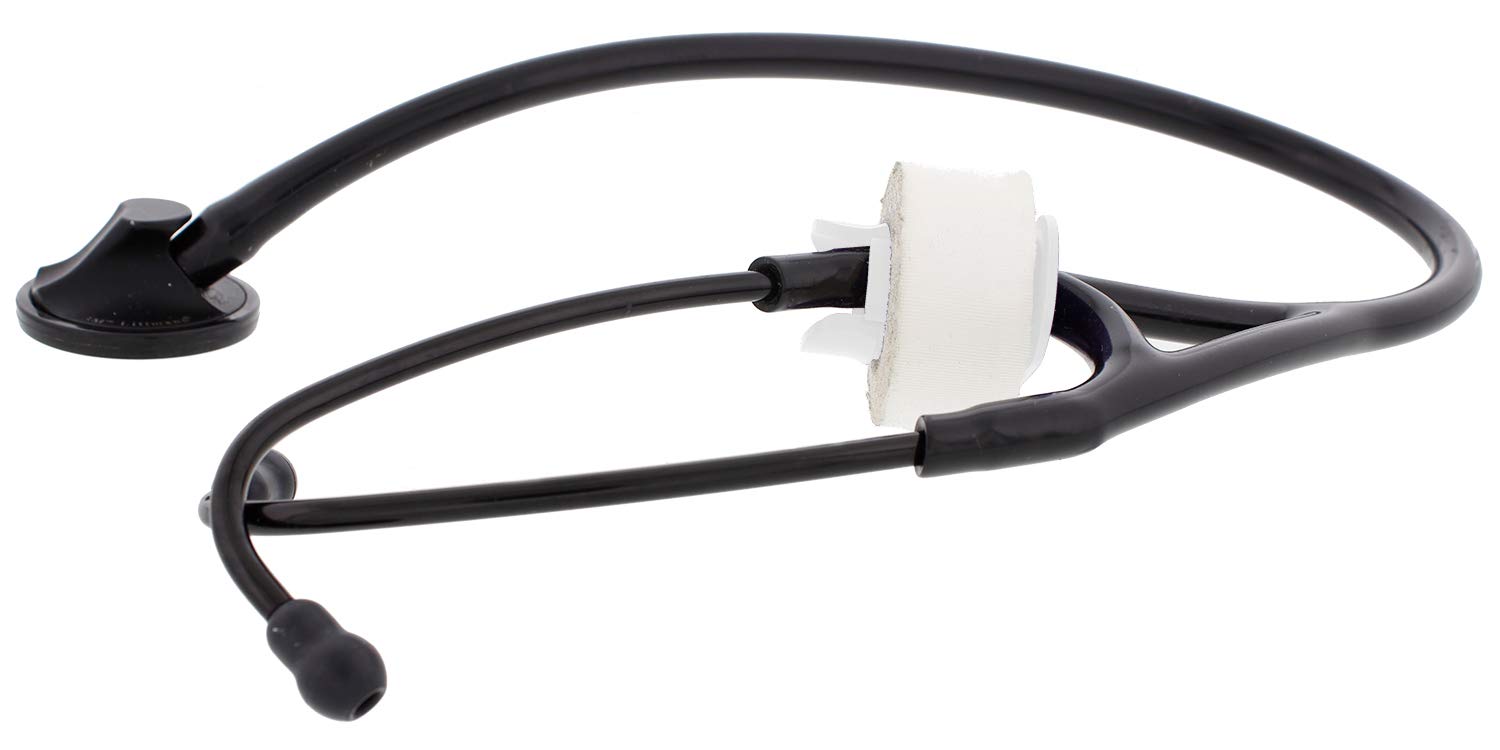 StatGear S3-WHITE Stethoscope Tape Holder - Nurses, Paramedics, EMT, White