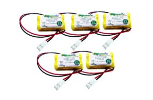 5pcs dual-lite 12-822,0120822 replacement battery