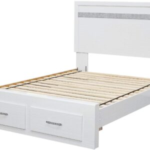 Signature Design by Ashley Wooden Mattress Support Bunkie Board Roll Slat with Nylon Cord, Queen, Beige