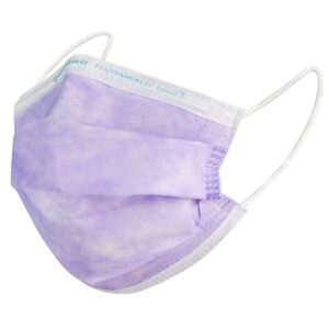 HALYARD FLUIDSHIELD 1 Disposable Procedure Mask w/SO SOFT Lining and SO SOFT Earloops, Lavender, 25868 (Box of 50)