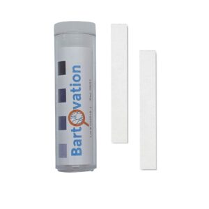 chlorine sani test strips for food service restaurant sanitizer precision bleach test paper, 10-200 ppm [100 paper test strips]