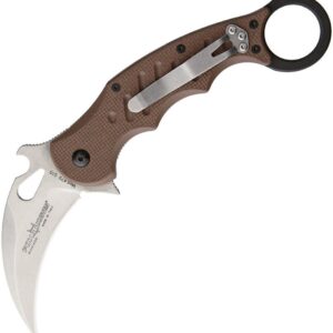 Fox Karambit Dark Earth G-10 Stone Knife