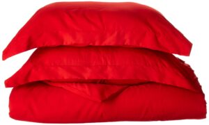 celine linen best, softest, coziest duvet cover ever! 1500 premier hotel quality luxury super soft wrinkle free 2-piece duvet cover set, twin/twin xl, red